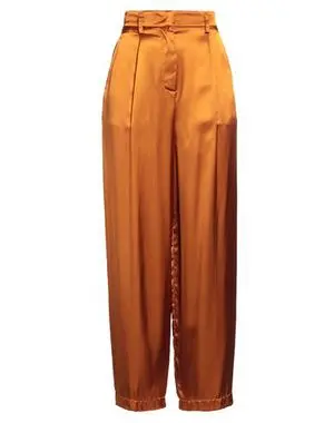 FORTE_FORTE Tapered Viscose Pants - Red