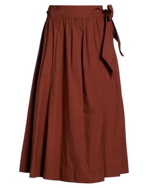 FORTE_FORTE Forte_forte Midi Wrap Skirt Brown