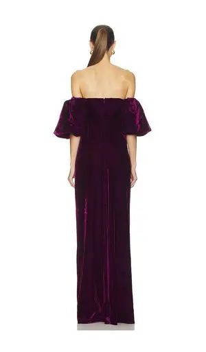Caroline Constas Rylin Velvet Dress