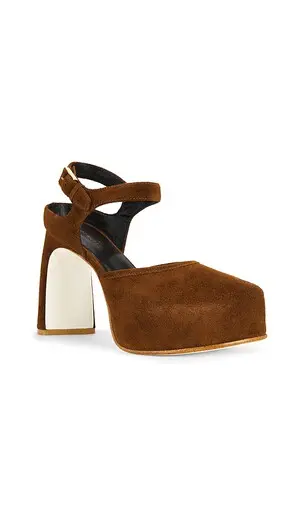 Tory Burch Peep Toe Platform Heel