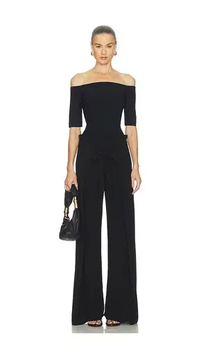 Cult Gaia Off-the-shoulder Knit Top
