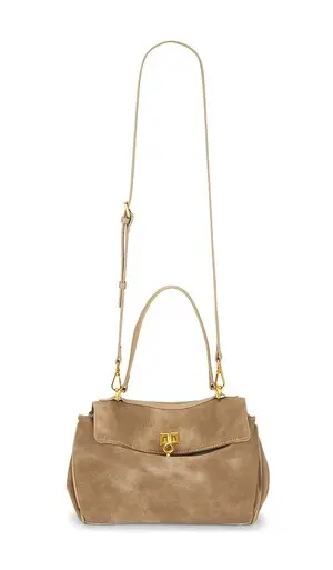 Gold Tone Flap Bag