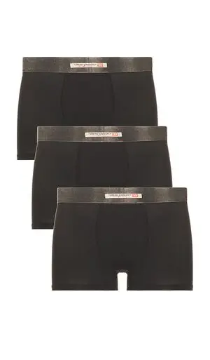 DIESEL Damien Denim Three Pack Underwear - Black