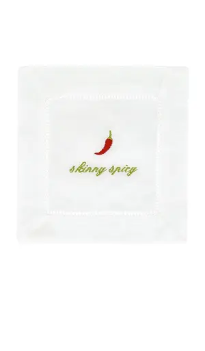 ABBODE Skinny Spicy Napkin In White