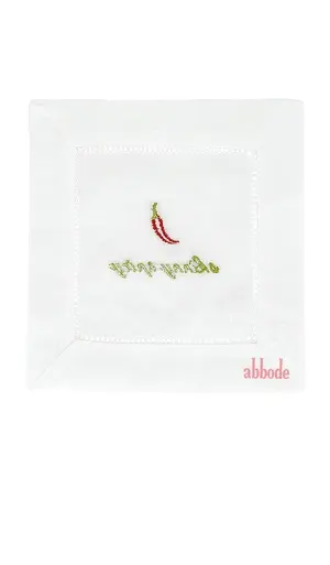 ABBODE Skinny Spicy Napkin In White