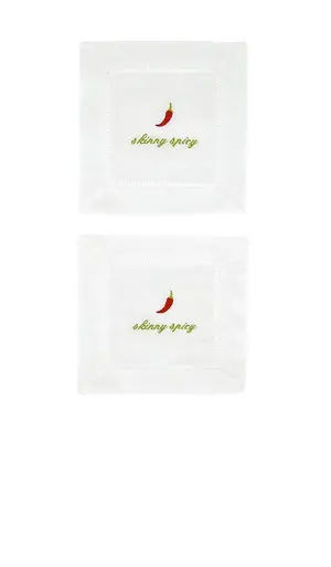 ABBODE Skinny Spicy Napkin In White