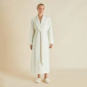 Olivia Von Halle Logan Aspen Robe - Ivory