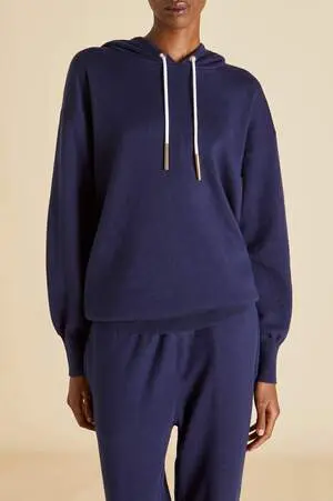Olivia Von Halle Gia Paris Tracksuit - Navy