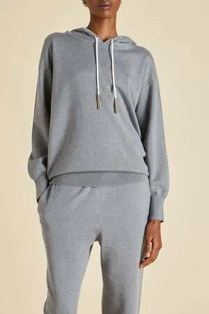 Olivia Von Halle Gia London Gray Tracksuit - Grey