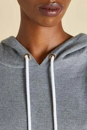 Olivia Von Halle Gia London Gray Tracksuit - Grey