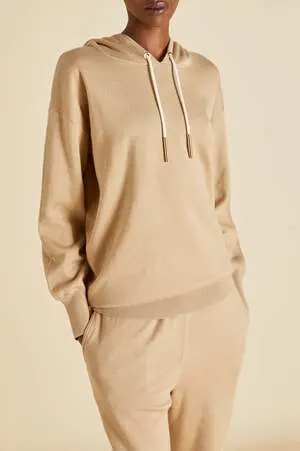 Olivia Von Halle Gia Shanghai Tracksuit - Beige