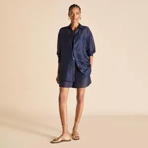 Olivia Von Halle Kick Navy Pajamas - Navy Blue