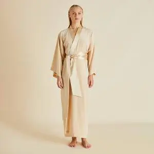 Olivia Von Halle Queenie Robe - Caramel