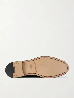 Officine Creative Opera 001 Deerskin Penny Loafers - Black