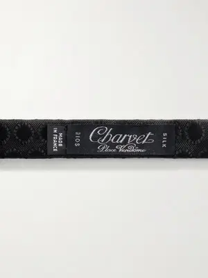 Charvet Embroidered Silk Bow Tie