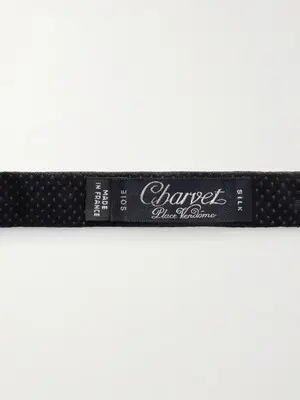 Charvet Polka-dot Silk Bow Tie