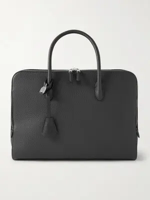 Dunhill Century Full-grain Leather Weekend Bag - Black