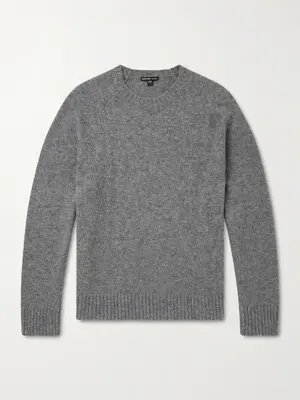 JAMES PERSE Cashmere Crew Neck Sweater - Gray