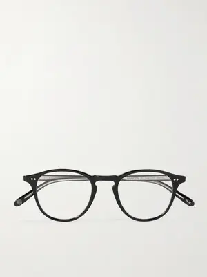 Garrett Leight Hampton Round-frame Optical Glasses - Black
