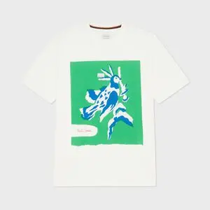 Paul Smith Bird' Print T-shirt - White