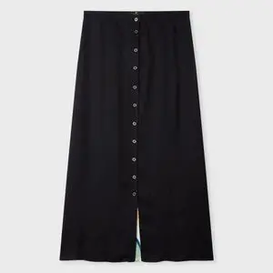 Paul Smith Viscose Button-front Skirt
