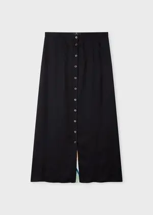 Paul Smith Viscose Button-front Skirt