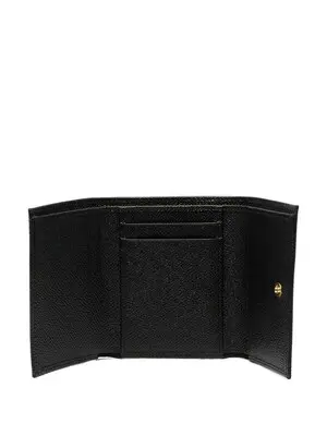 Dolce & Gabbana Leather Flap French Wallet - Black