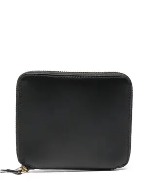 Comme Des Garçons Leather Zipped Wallet - Black