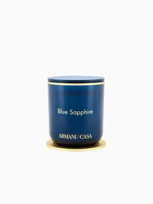 ARMANI/CASA Pegaso Blu Sapphire Candle - Blue