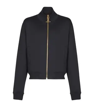 Balmain T-bar Zip Up Track Jacket