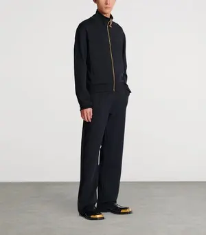 Balmain T-bar Zip Up Track Jacket
