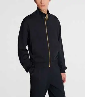 Balmain T-bar Zip Up Track Jacket