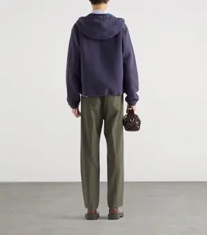 Prada Technical Hooded Blouson Jacket