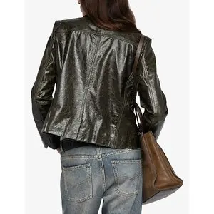 Zadig&Voltaire Liam Leather Trucker Jacket