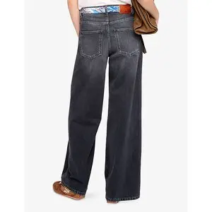 Zadig&Voltaire Eli Wide-leg Denim Jeans - Medium Grey