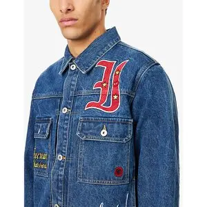 ICECREAM Mascot Embroidered Denim Jacket