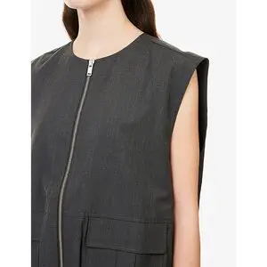 SAMSOE SAMSOE Sakelly Oversized Wool-blend Vest