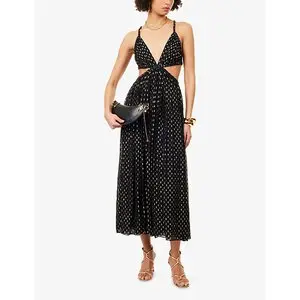 Zimmermann Daylight Braid-trim Woven Midi Dress