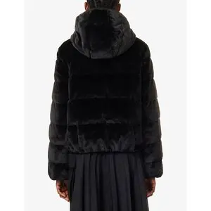Moncler Andronne Hooded Sequin-embellished Down Jacket - Black