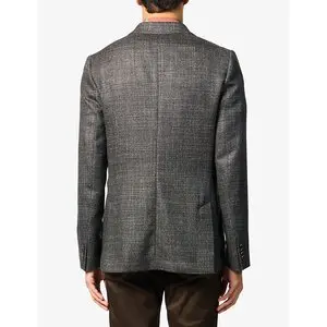 Paul Smith Check-print Single-breasted Wool Blazer