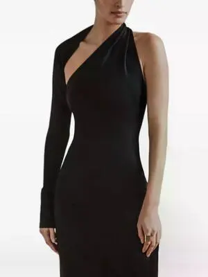 MARCELLA Manhattan One-shoulder Maxi Dress
