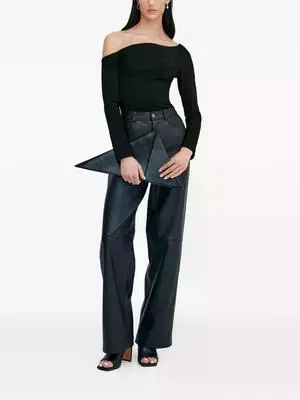 MARCELLA Sylvan One-shoulder Top - Black