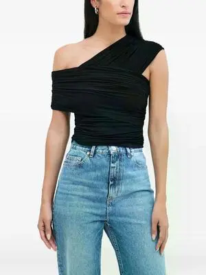 MARCELLA Alyssa Infinity Gathered Top - Black