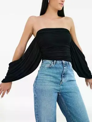 MARCELLA Alyssa Infinity Gathered Top - Black