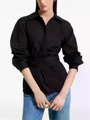 MARCELLA Ellory Cotton Shirt - Black