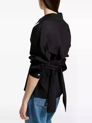 MARCELLA Ellory Cotton Shirt - Black