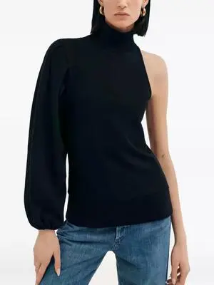 MARCELLA Rhett One-shoulder Sweatshirt With Bishop Sleeve