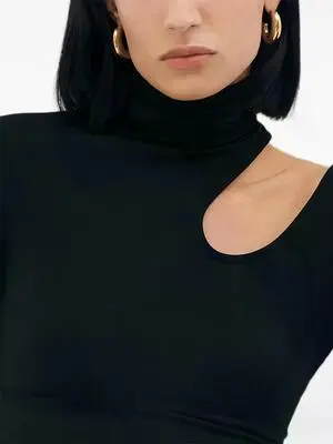 MARCELLA Allegra Turtleneck Cut-out Top
