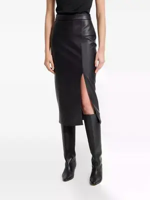 MARCELLA Carly Side-slit Midi Skirt