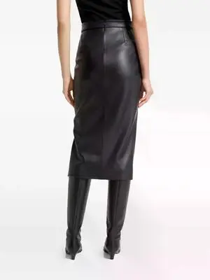 MARCELLA Carly Side-slit Midi Skirt
